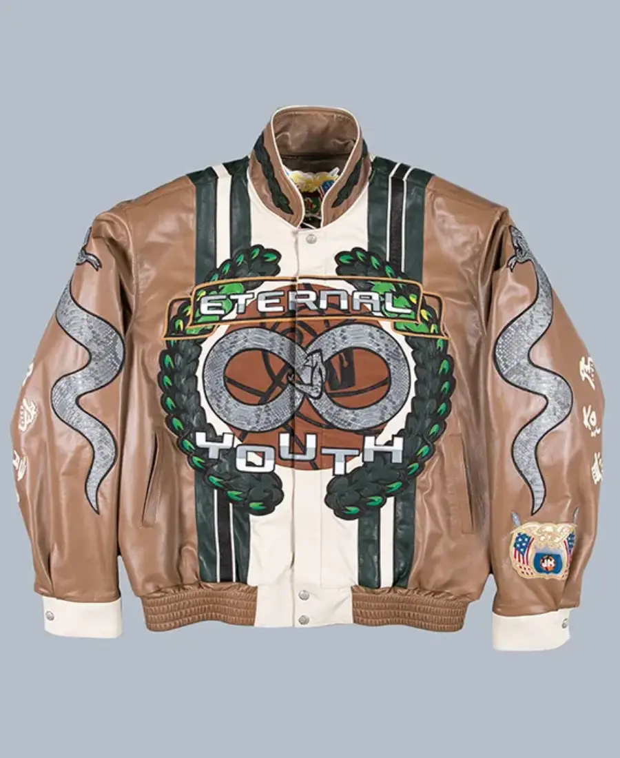Honor Kobe Bryant Letterman Brown Leather Jacket | Trendy Leather Jackets