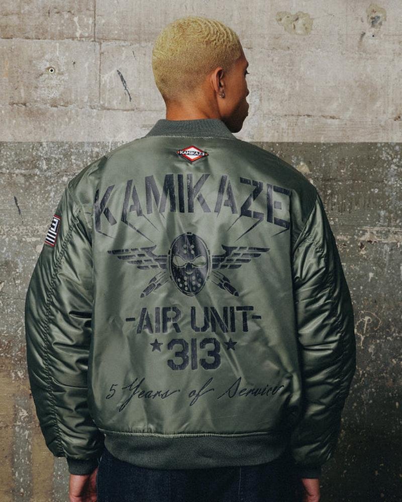 Kamikaze Pilot Bomber Jacket | Trendy Leather Jackets