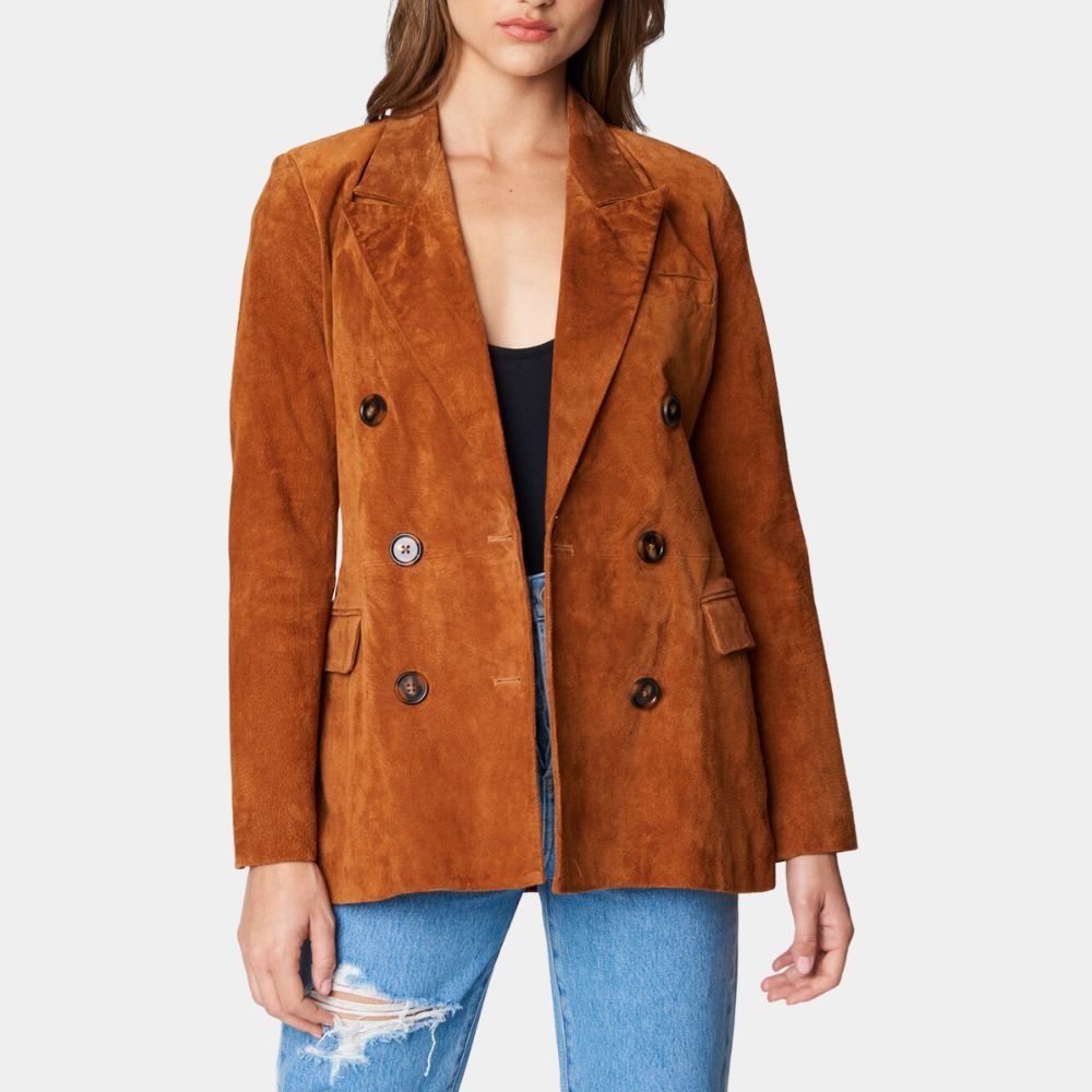 Ride’s Isabel Leather Blazer | Trendy Leather Jackets