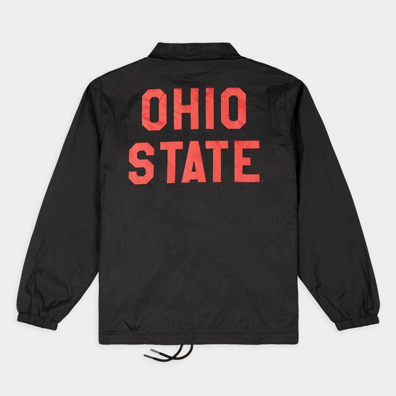 Ohio State 1970s Block O Coaches Jacket | Trendy Leather Jackets