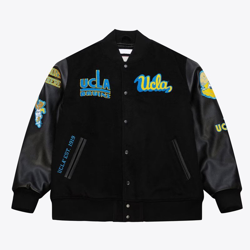 UCLA Bruins Black Varsity Jacket | Trendy Leather Jackets