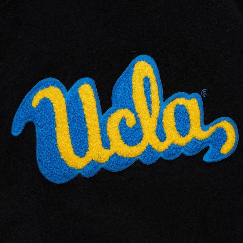 UCLA Bruins Black Varsity Jacket | Trendy Leather Jackets