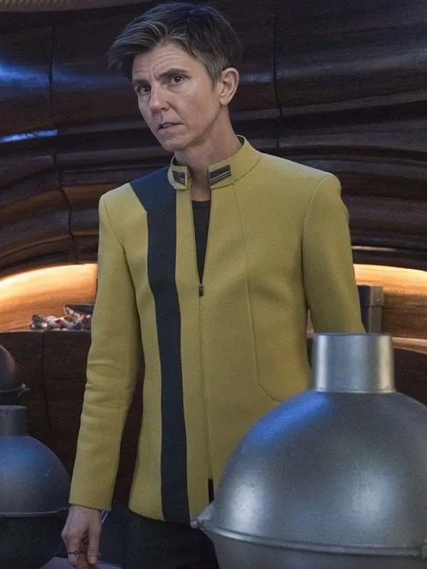 Star Trek Discovery 2024 Jett Reno Yellow Jacket | Trendy Leather Jackets