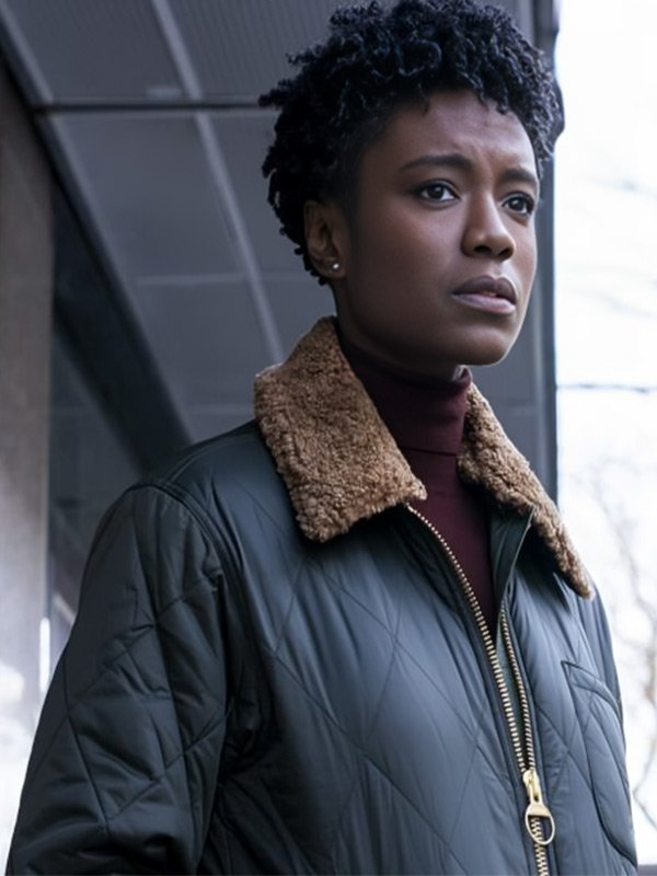 Spe­cial Agent Tiffany Wal­lace FBI S06 Black Quilted Jacket | Trendy ...