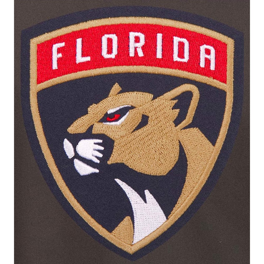 Florida Panthers Workwear Charcoal Cotton Jacket | Trendy Leather Jackets