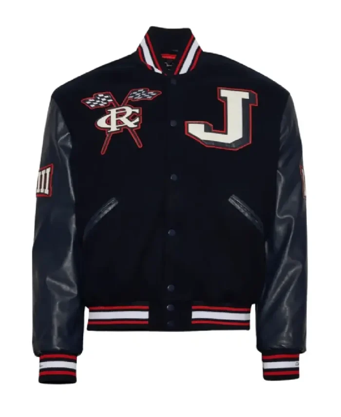 Jackson State University Navy Varsity Jacket | Trendy Leather Jackets