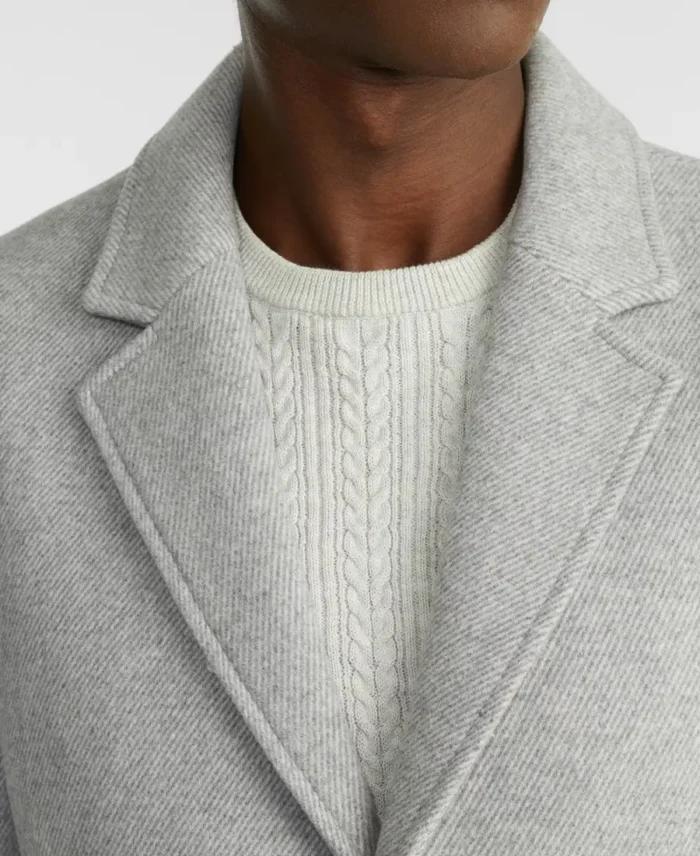 Men's Brooklyn Grey Duster Coat | Trendy Leather Jackets