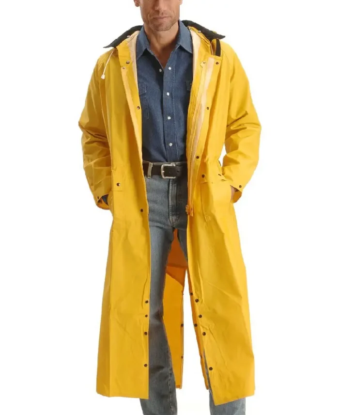 Men's Double Adult Canvas Duster Coat | Trendy Leather Jackets