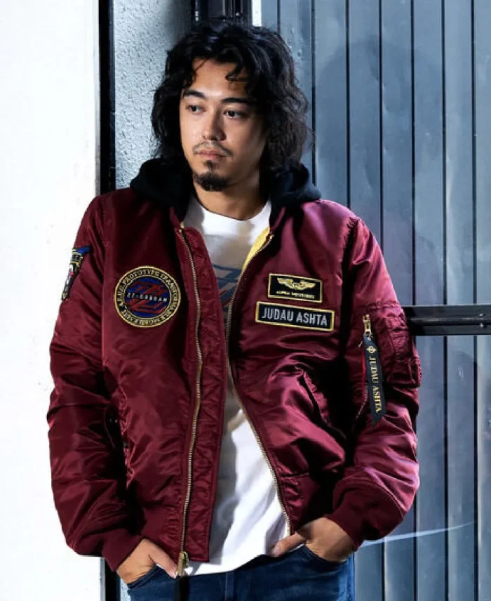 Mobile Suit Gundam ZZ Judau Ashta MA-1 Bomber Jacket | Trendy Leather ...