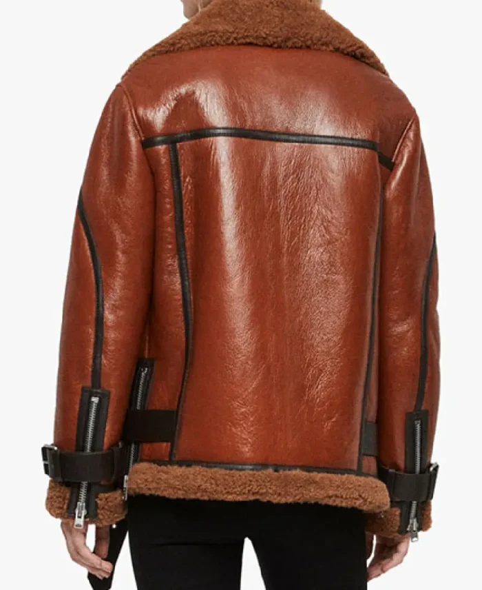 Women's Blanche Rusty Brown Leather Jacket | Trendy Leather Jackets